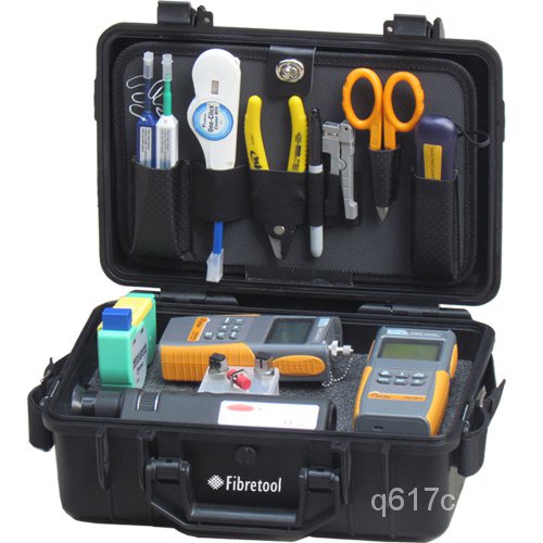 HW-115M Optical Fiber Test Set Tool Kit with Power Meter and Light ...
