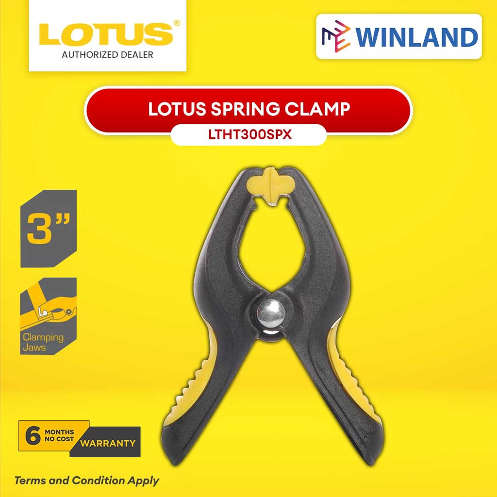 Lotus by Winland 3inches Spring Clamp LTHT300SPX-Hand Tools | Shopee ...