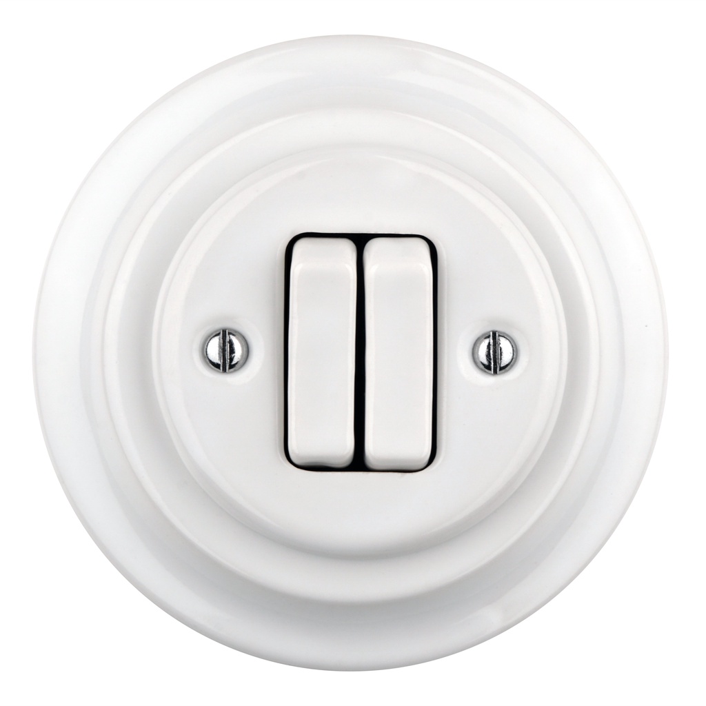 Smart Home Vintage Porcelain Switch Flush Mounted Electric Socket Light ...