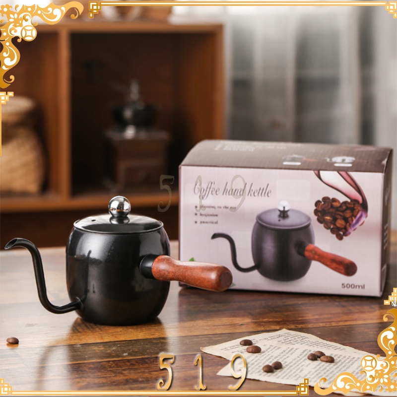 Pour Over Water Coffee Kettle Drip Pot Goose Neck Tea Pot Stovetop ...