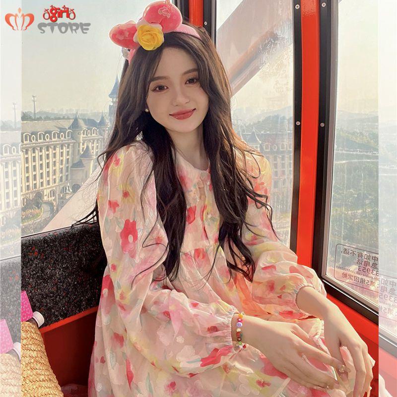 Doll Collar Dress Summer Gentle Style Sweet Age-Reducing First Love ...
