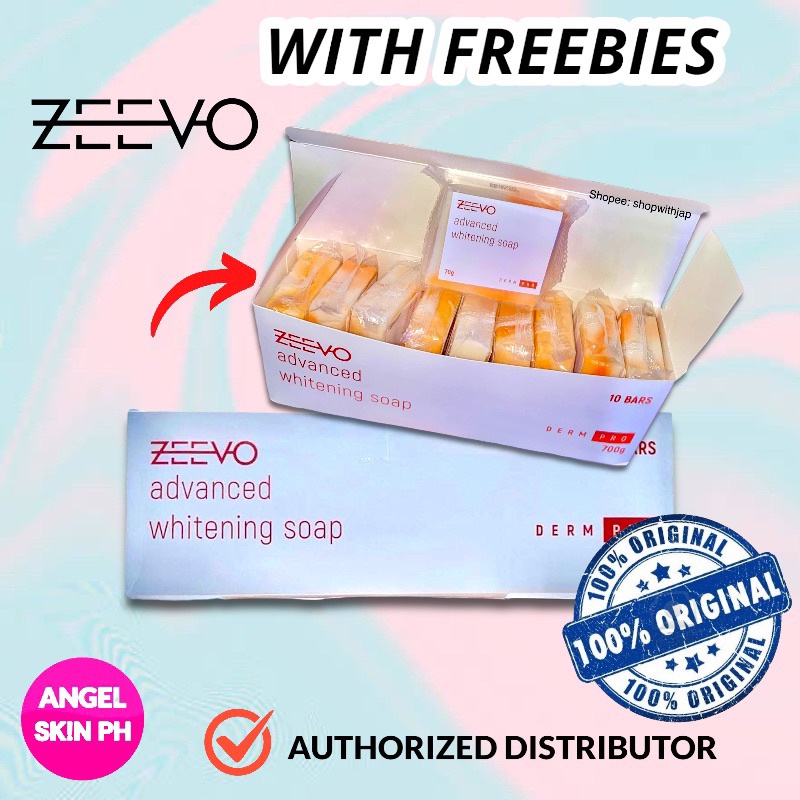 1 BOX/10PCS ZEEVO ADVANCED WHITENING SOAP 700G | Shopee Philippines