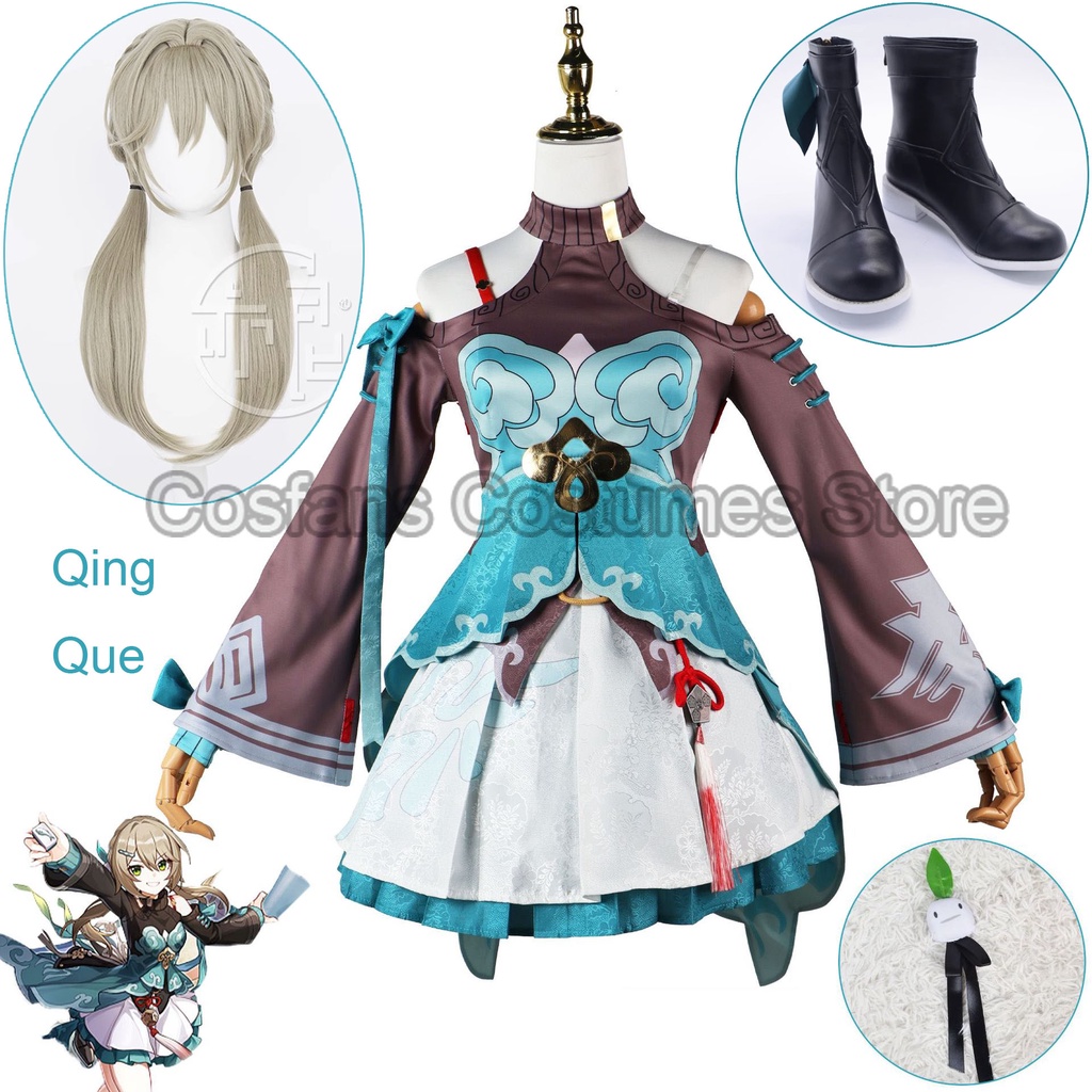 QINGQUE Cosplay Costume Game Honkai Star Rail QINGQUE Cosplay Sexy ...