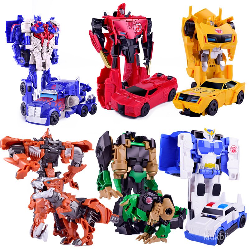 Transforming Toy Car Children 12cm Transformation Robot Kit Toys Models ...