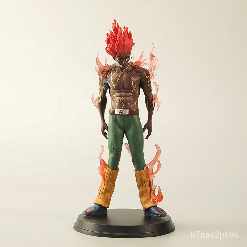 17.5cm Narutos Shppuden GK Night Guy Might Guy Action Figure Toys Model ...