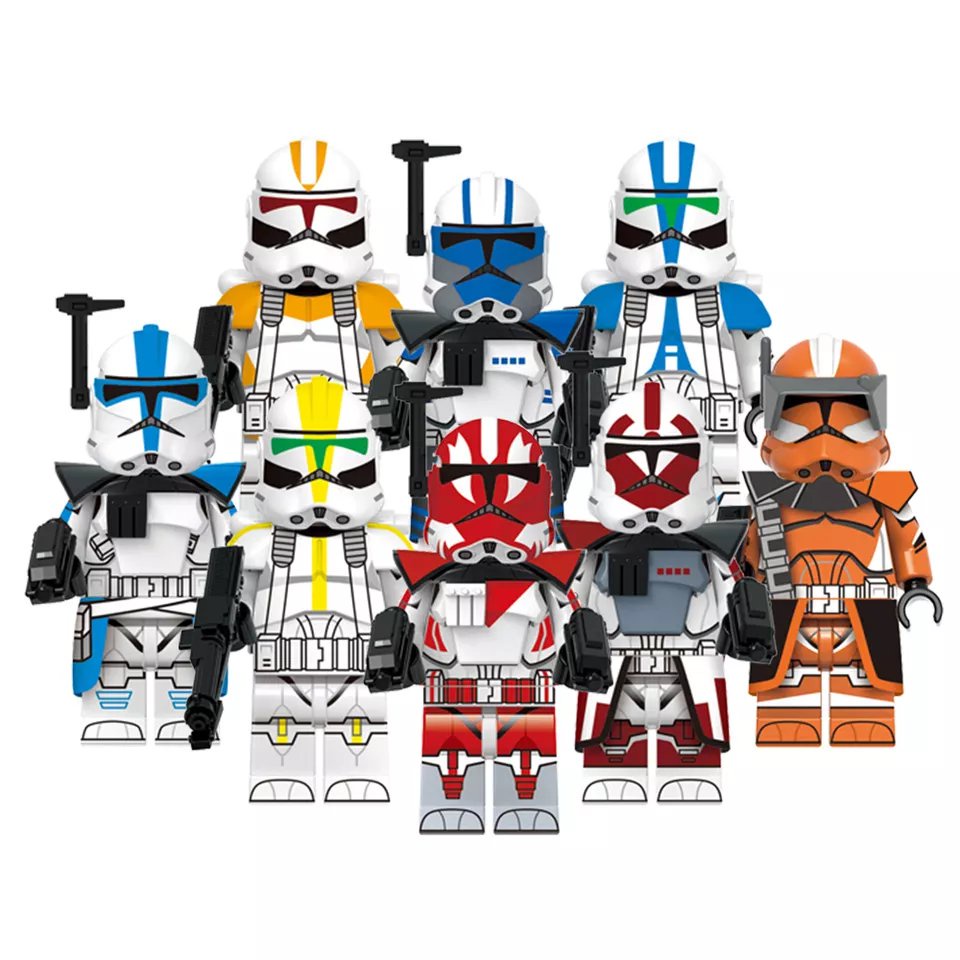 X0350 Commander Ganch ARC Trooper Seven 501th Jet Trooper Mini Action ...
