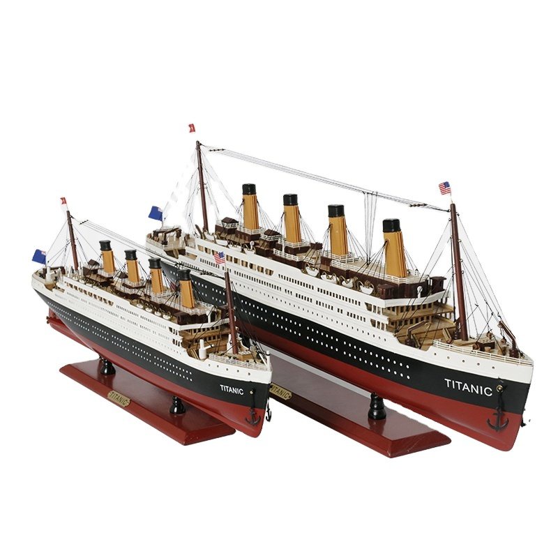 Nautical RMS Titanic wooden cruise ship model with Led lights 31.5 ...