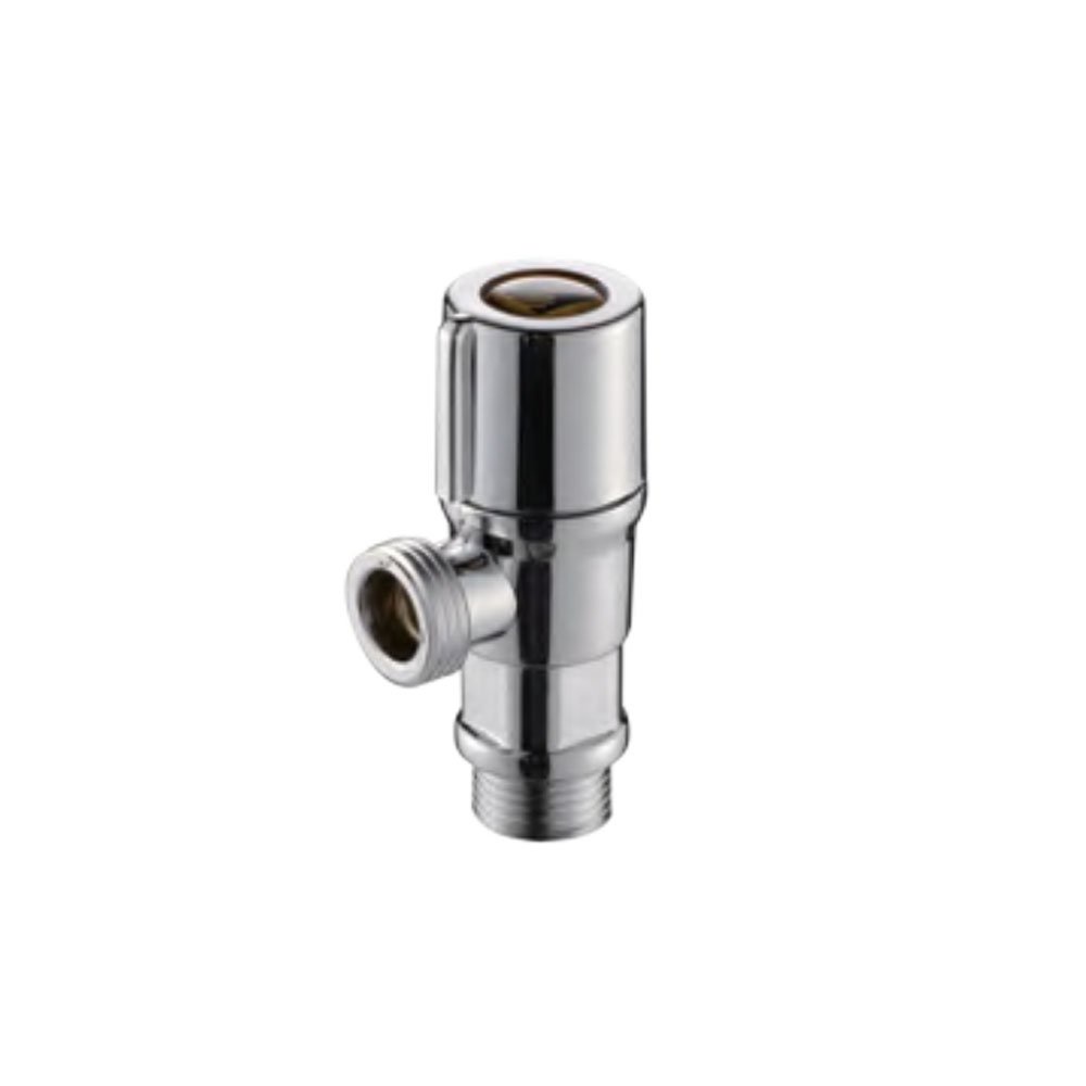 White Two Way Plastic Water Angle Cock Valve plastic angle valve ABS ...