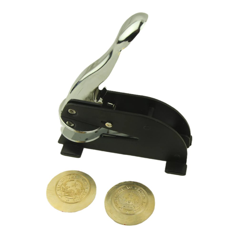 Embossed Seal Certificate desktop bench stamp 40 mm,Certification ...