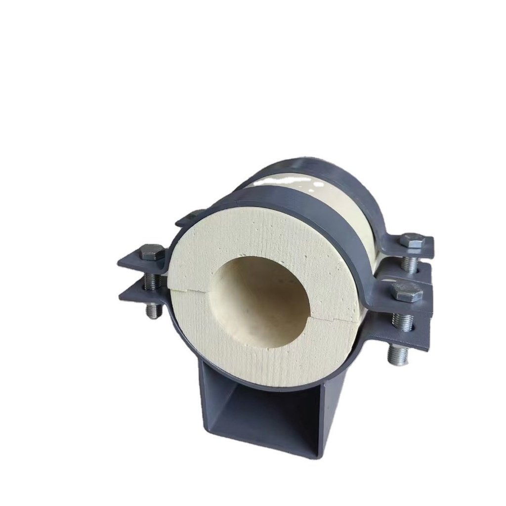 High density polyurethane pipe support LNG pipe cold maintenance pipe ...