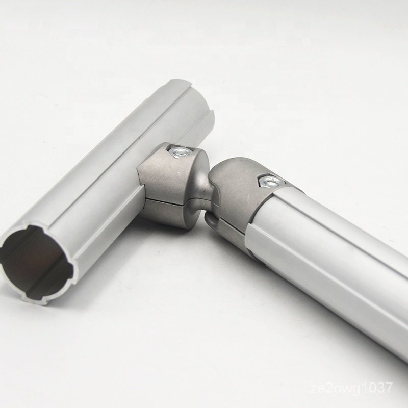 Aluminium alloy lean pipe /lean tube joint connector for pipe rack ...