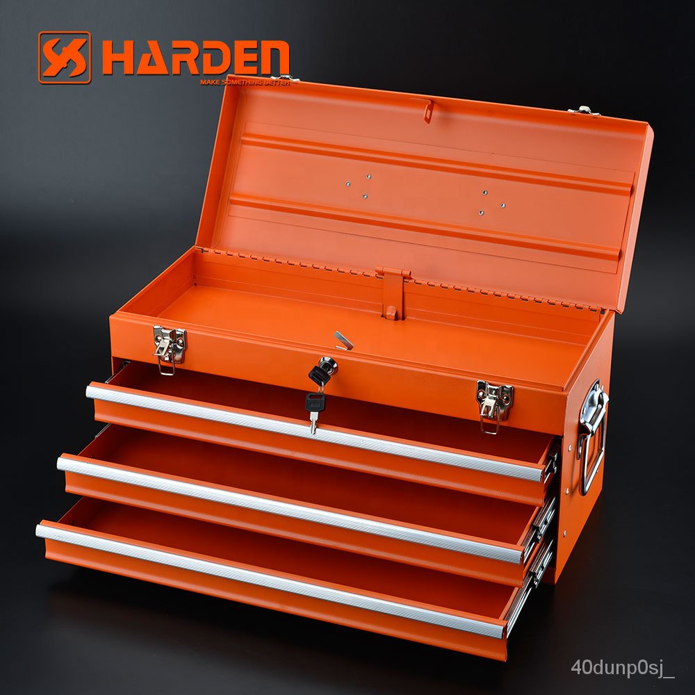 Professional Heavy Duty Tool Boxes Portable Tools Box Three Drawers ...