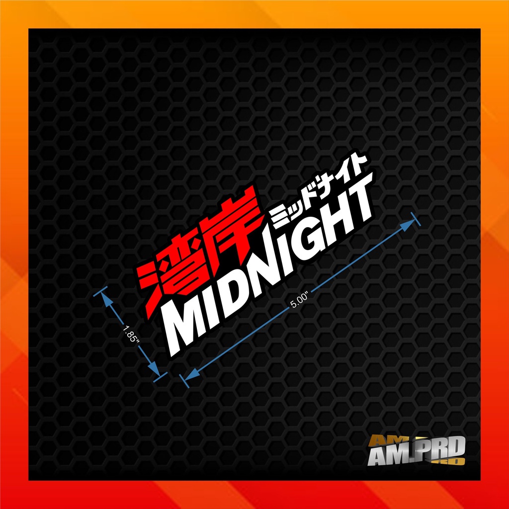 Midnight club sticker decals for Click,Aerox,Nmax,PCX,ADV,Mio etc ...