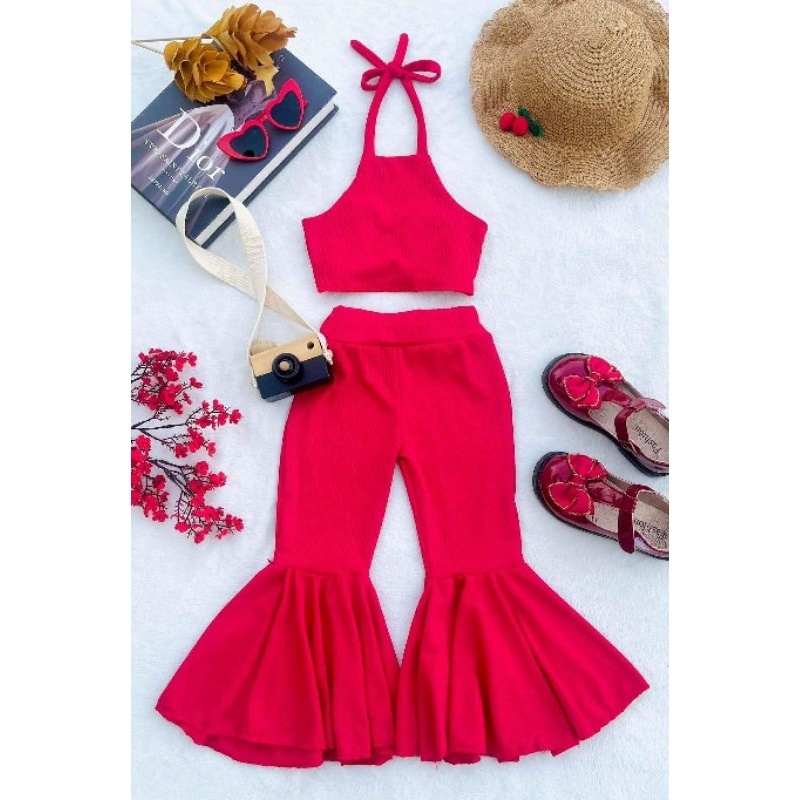 BETTINA RETRO TERNO FOR KIDS 3 TO 6 YRS OLD | Shopee Philippines