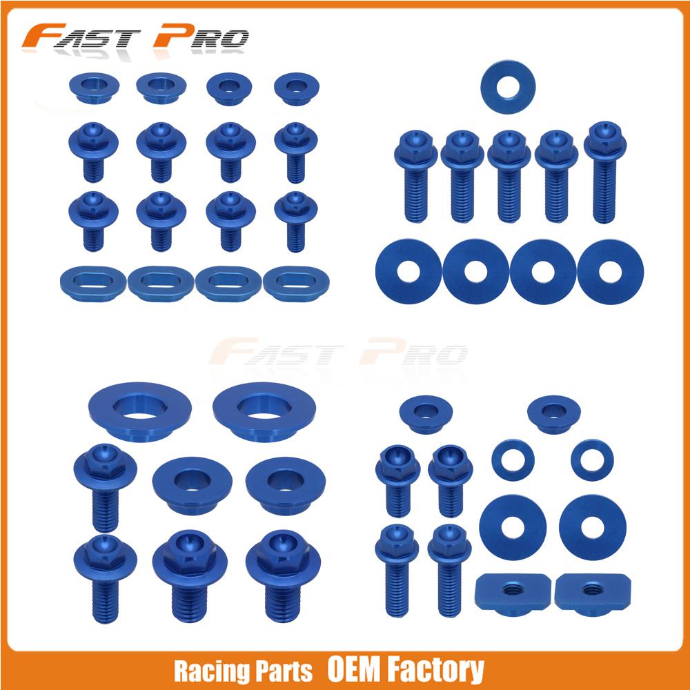 Motocycle CNC Front Rear Fender Radiator Shroud Seat Screws For YAMAHA ...