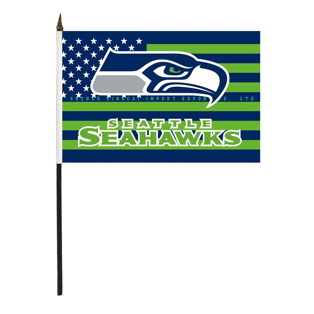 Cheap Hand Holding Small 21X14 cm Seattle Seahawks Cheering Flags Mini ...