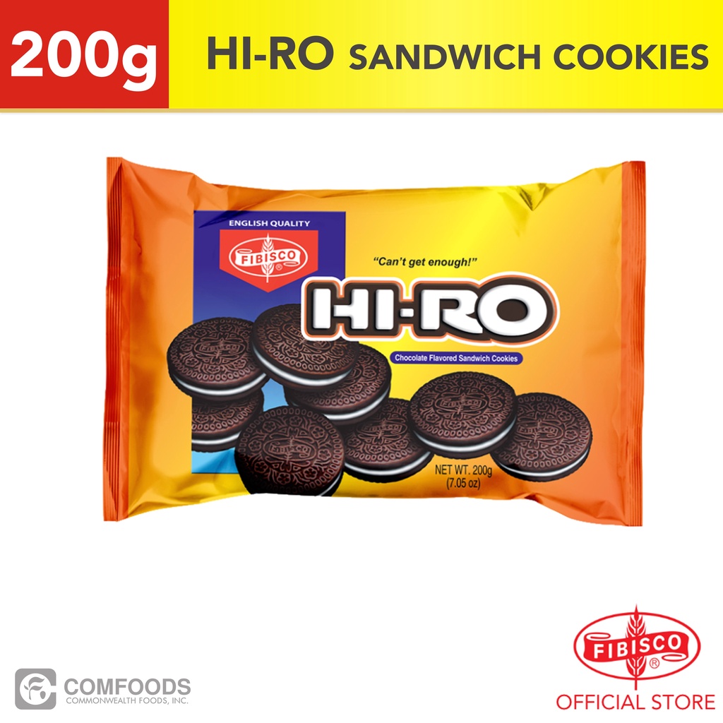 FIBISCO HIRO Sandwich Cookies - 200g | Shopee Philippines