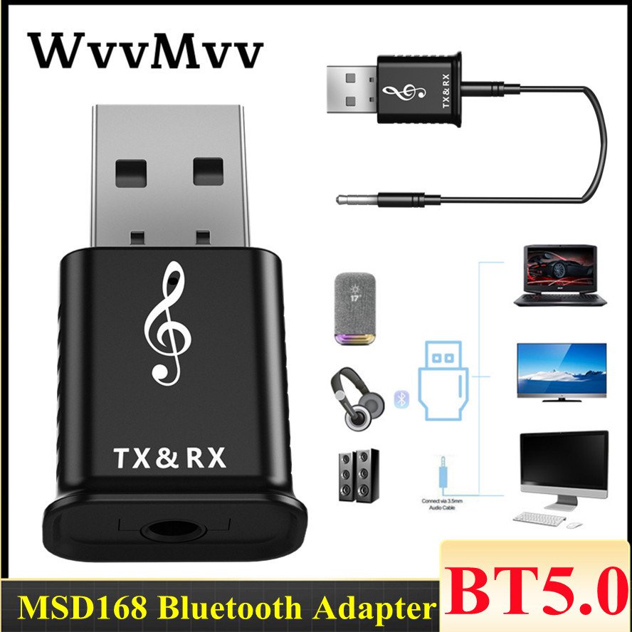 Three-in-one USB Bluetooth Transmitter Receiver 5.0 Computer TV Speaker ...