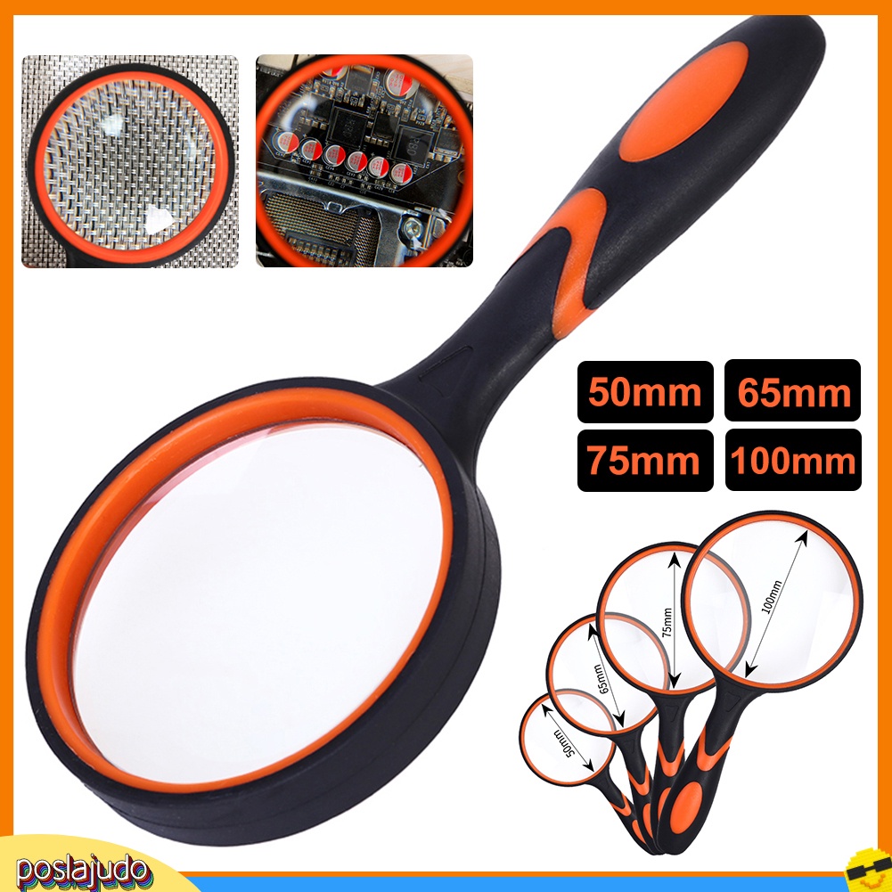 (Poslajudo) 10X 8X 7X 6X Lens Handheld Magnifier Jewelry Reading ...