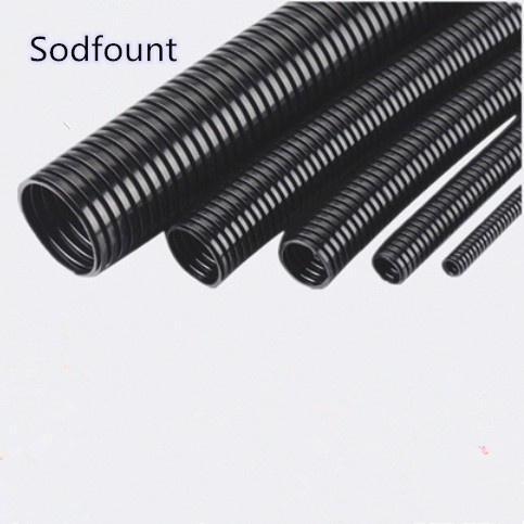 1M Corrugated tube auto car corrugated tube pipe insulation wire ...
