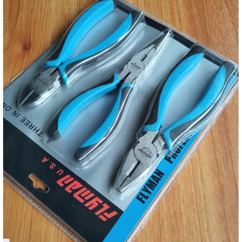 flyman original tools Pliers/ long nose/ cutter 6 inches big( tingi ...