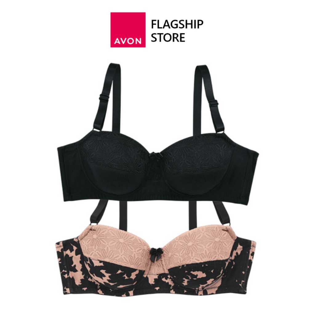 Avon Fashion Classic Anisse Underwire Full Cup 2pc Bra Set | Shopee Philippines