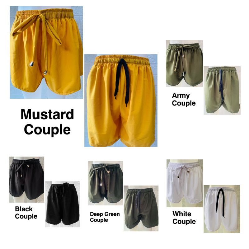 Couple Shorts Men Woman Shorts Terno Shorts Partner Shorts Pair shorts ...
