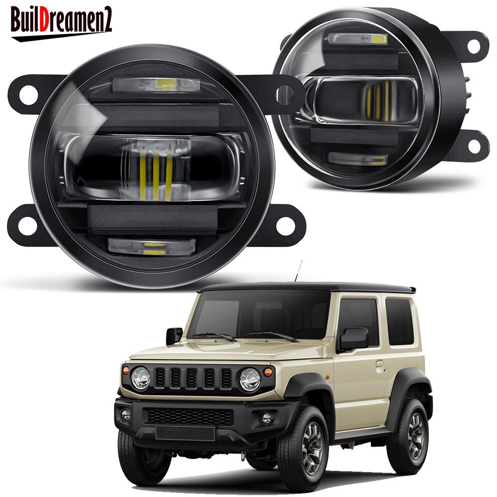 2IN1 Design Fog Light Assembly with DRL For Suzuki Jimny JB64 JB74 2018 2019 2020 2021 2022 2023 ...