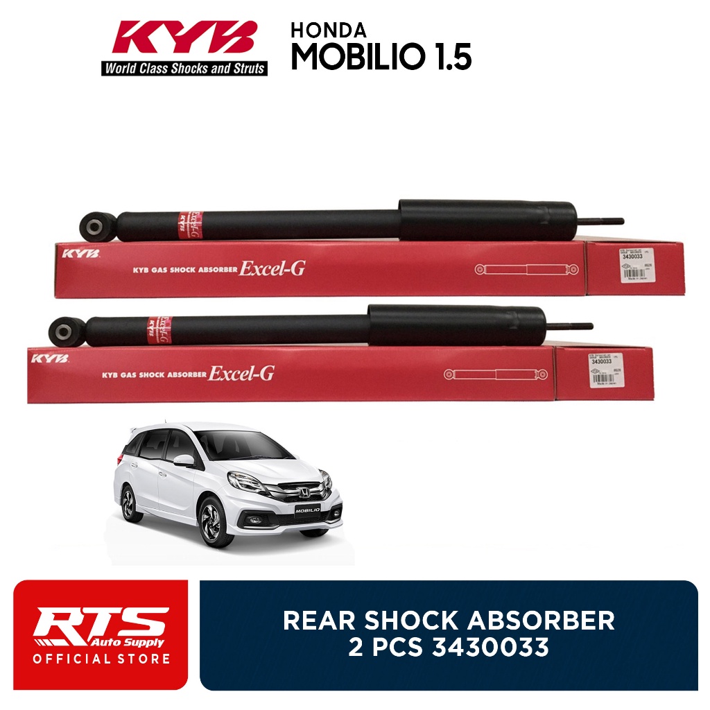 KYB Excel G Rear Shock Absorber Honda Mobilio 1.5 2015 - 2018 3430033 ...