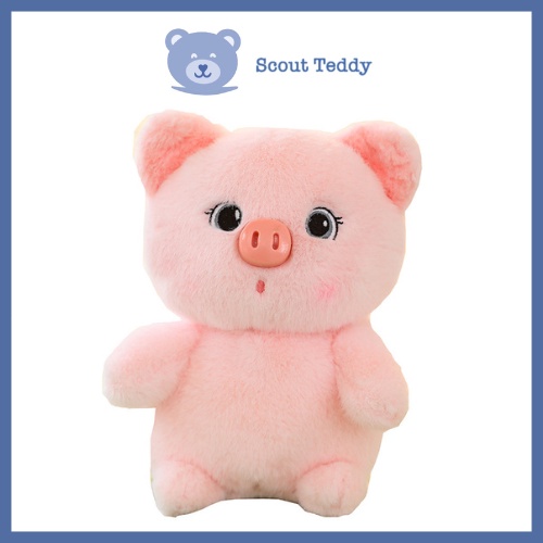 Big Pig Stuffed Toy: Truffle- 8 inches (20cm); Cute Stuffed Toy; Gift ...