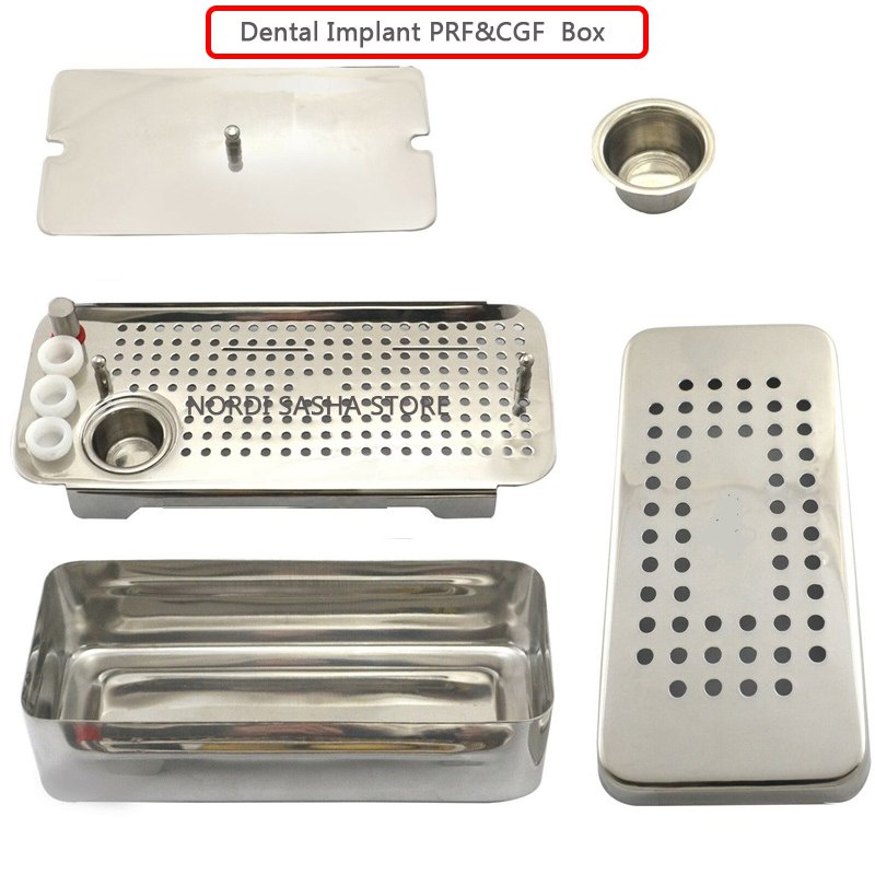 Dental Stainless Steel PRF Box GRF System Platelet Rich Fibrin Set Bone ...
