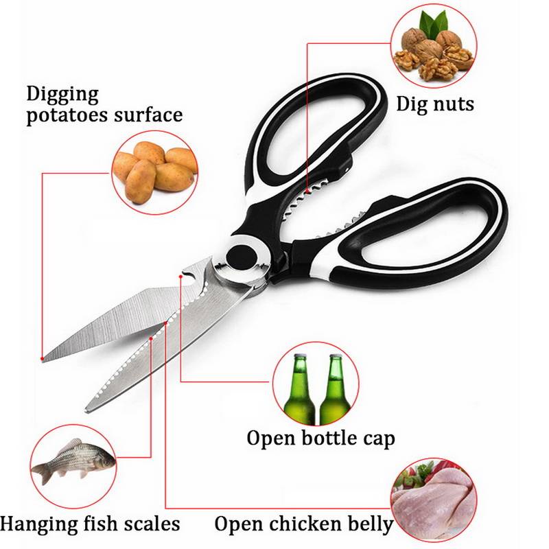 aesop# Kitchen Scissors Tool Multifunctional Stainless Steel Cut Meat ...