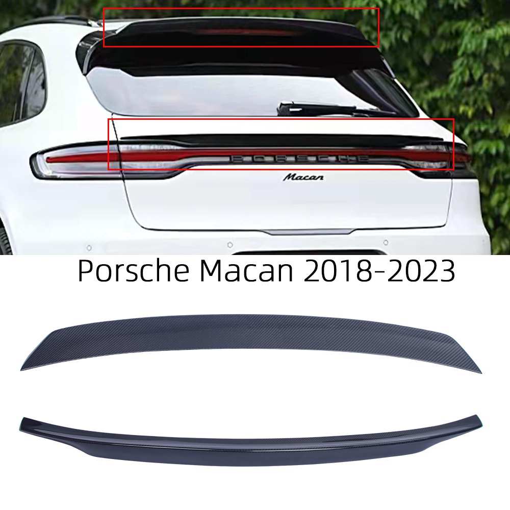 For Porsche Macan Carbon fiber Rear Spoiler Trunk wing 2018-2023 ...