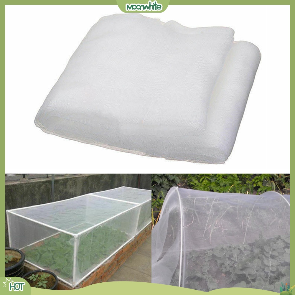 (MOONWHITE) Super Fine Anti Bugs Insect Bird Greenhouse Vegetable ...