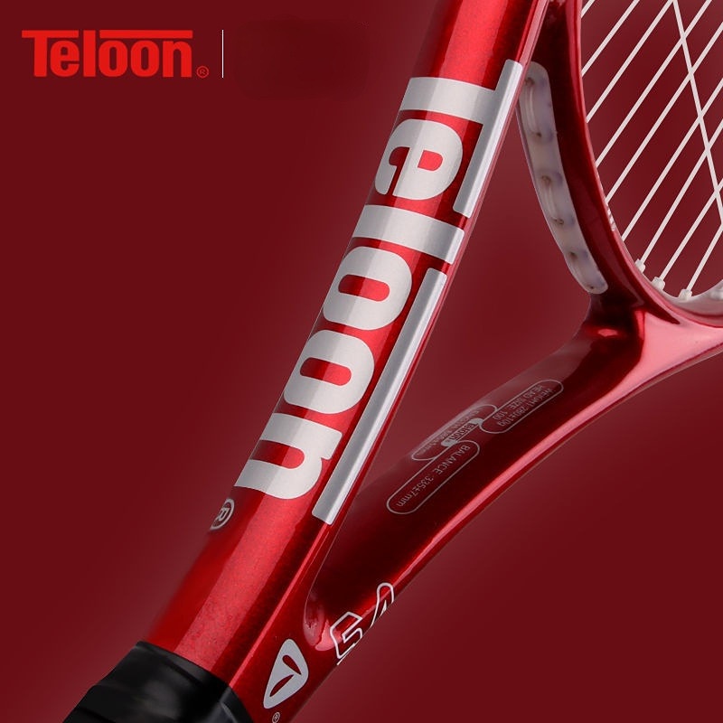 Teloon Tennis racket beginner college student single rebound tennis ...