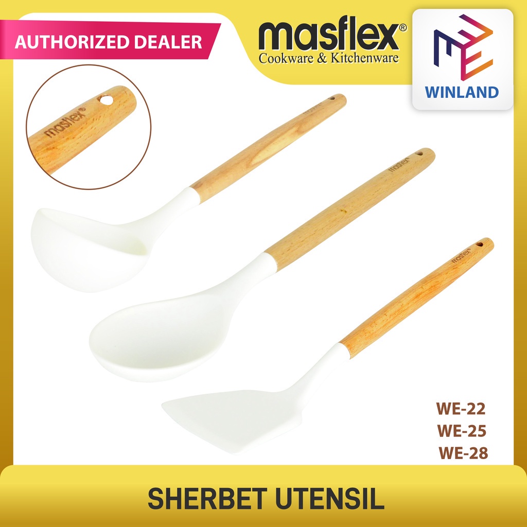 Masflex by Winland Sherbet Utensil / Silicone Kitchen Utensil | Shopee Philippines