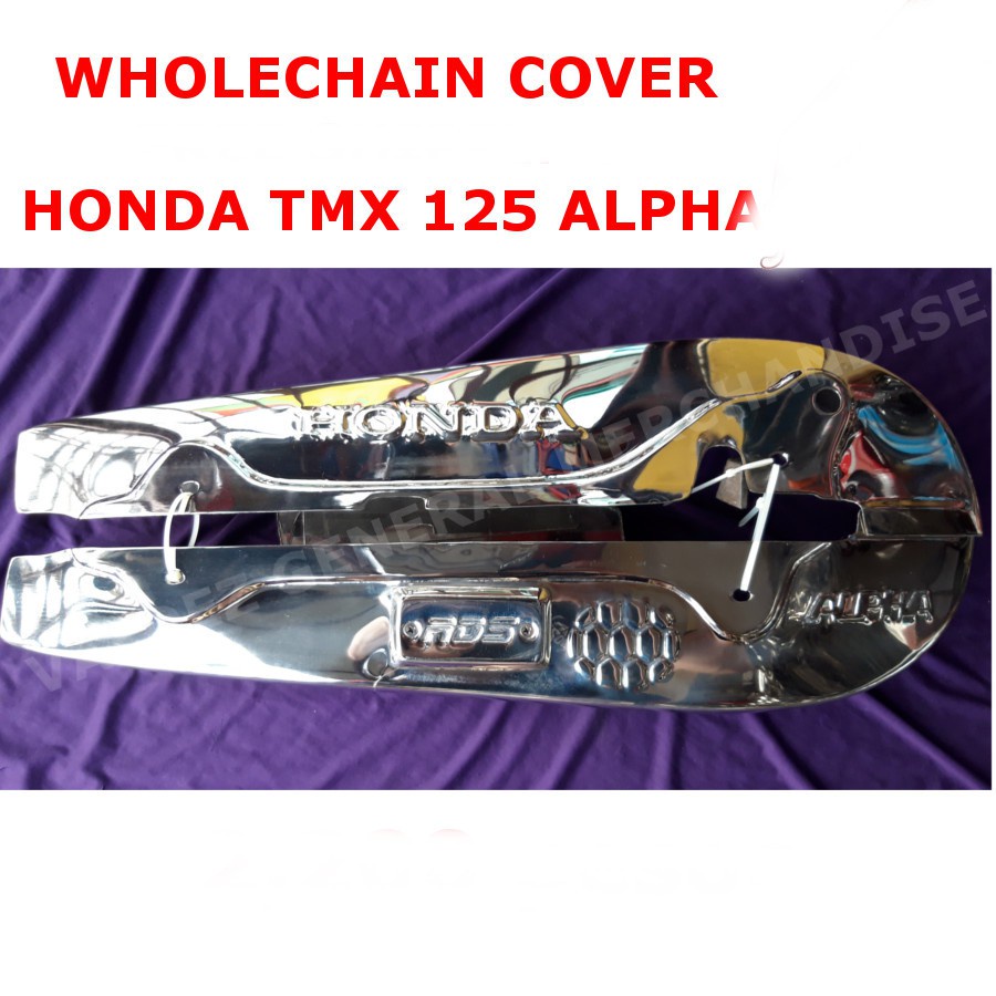♕TMX 125 ALPHA RDS Whole Chain Cover Stainless, ALPHA | Shopee Philippines