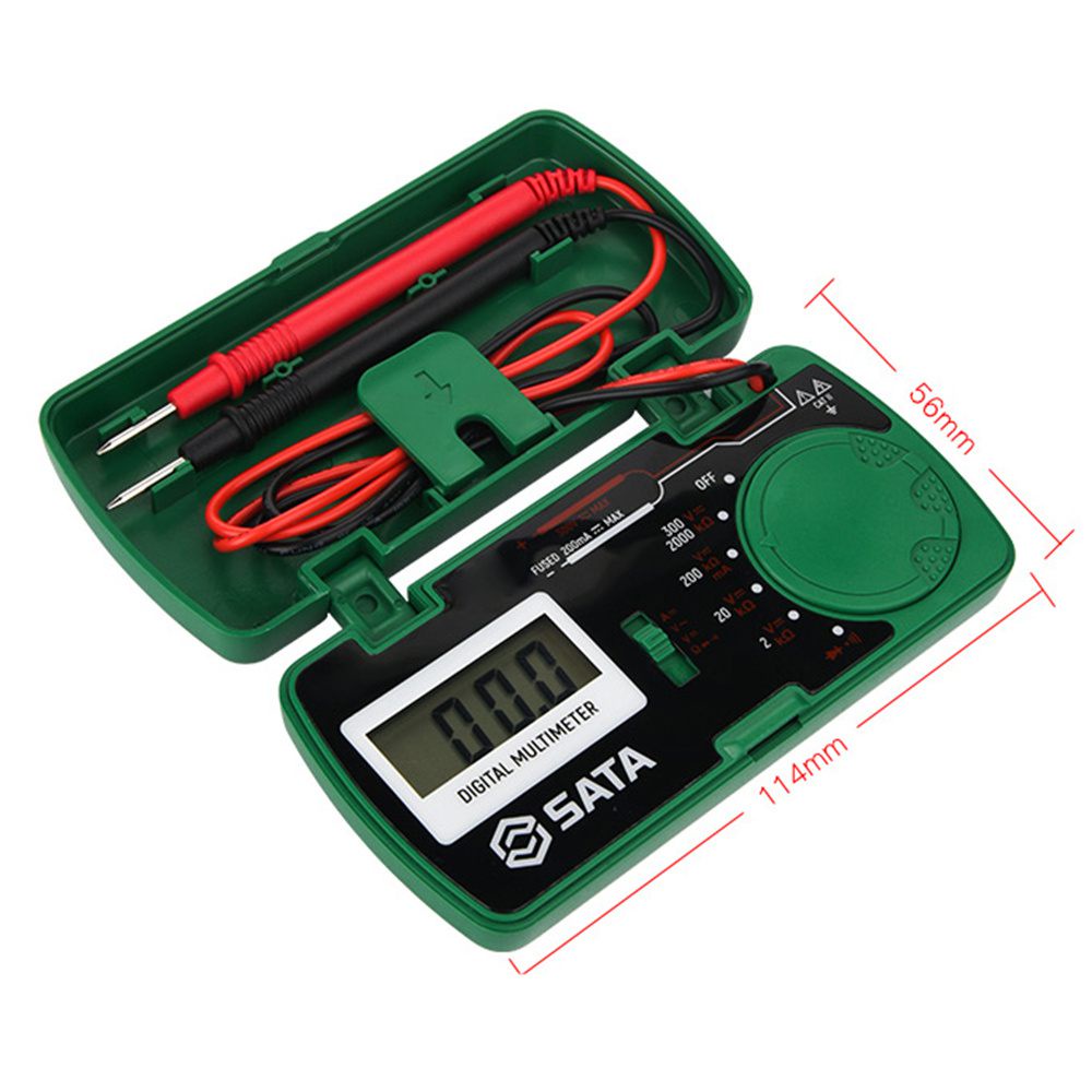 Mini Pocket Easy Sata Multimeter Full Range Overload Protection AC and ...