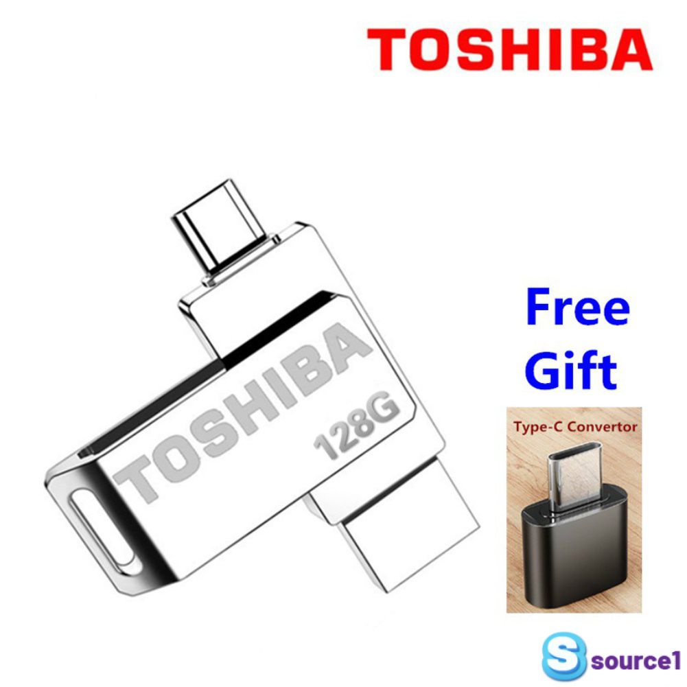 Toshiba 2 In 1 Otg Metal 128gb Usb 2.0 Micro Usb Dual Usb Flash Memory ...
