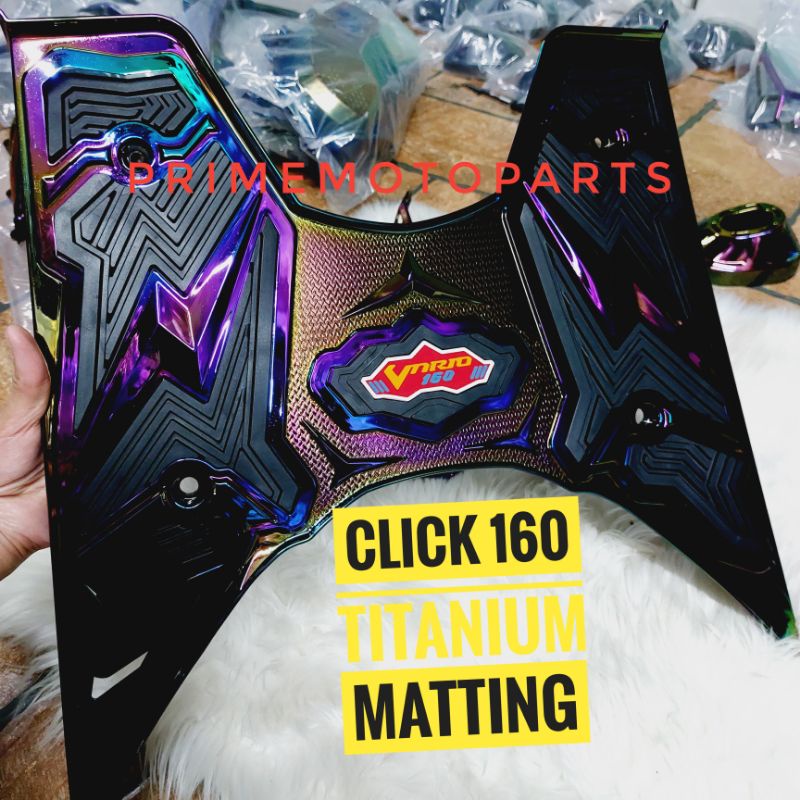 Honda Click 160 footboard matting titanium / 7 colors | Shopee Philippines