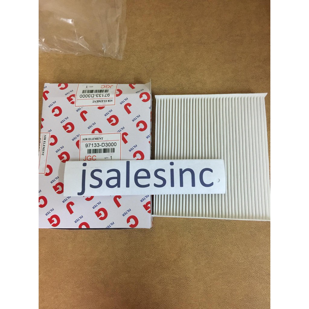 Genuine JGC AIRCON CABIN FILTER for HYUNDAI TUCSON NEW MODEL 2015-2019 ...