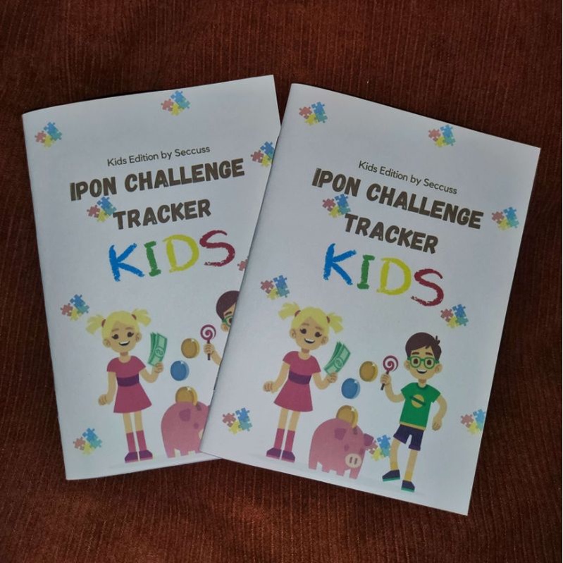 ♚SECCUSS | Ipon Challenge Tracker Booklet KIDS Edition | Ipon Challenge ...