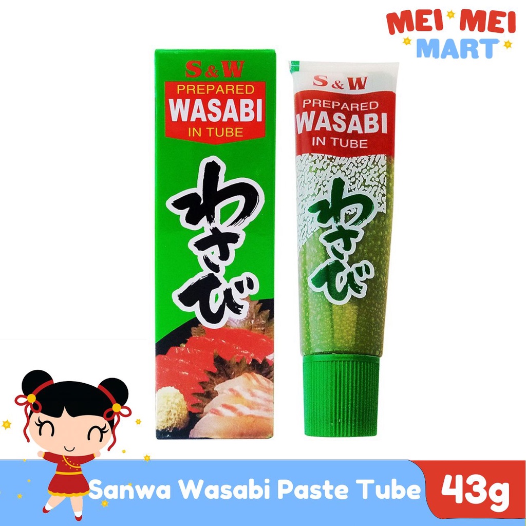 ↂ S&W Sanwa Wasabi Wassabi Paste Tube 43g | Shopee Philippines
