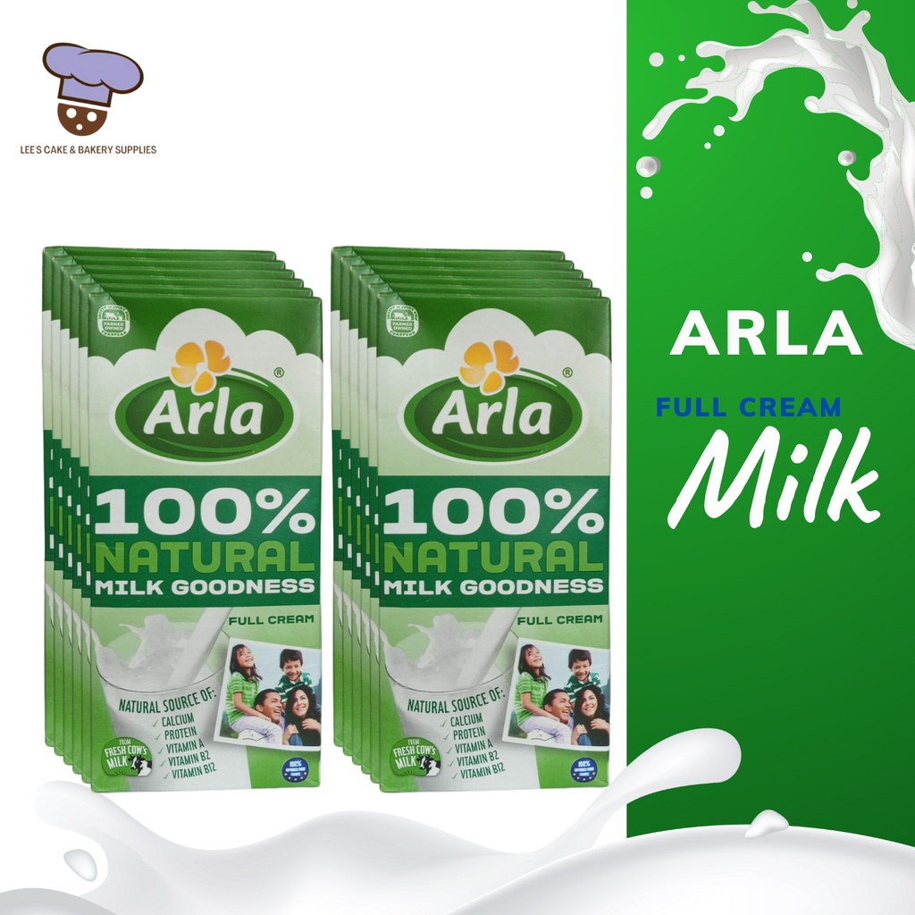 ARLA Full Cream Milk 1L PER BOX (12 x 1L) | Shopee Philippines