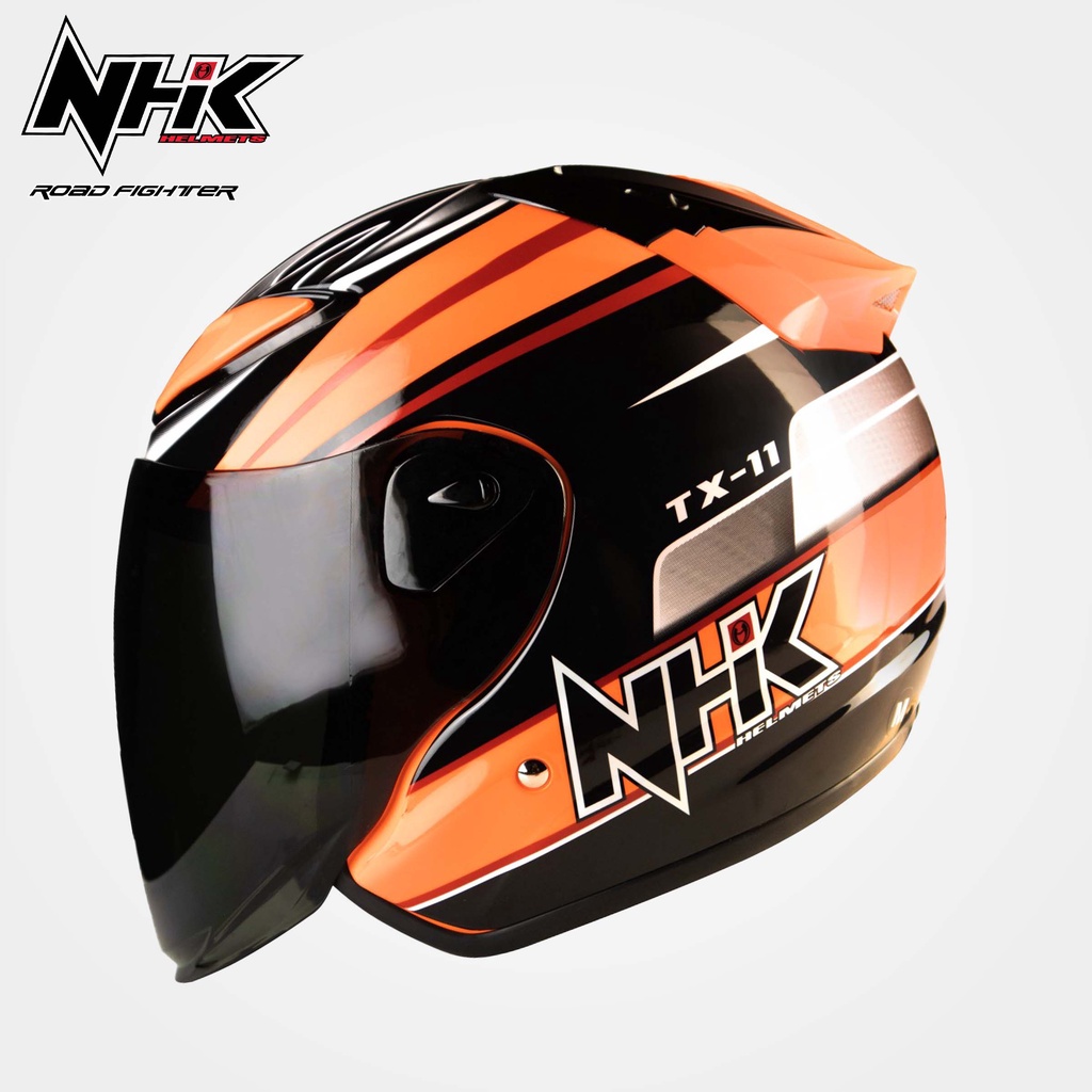 NHK Helmet R6 TX-11 Single Visor Open Face | NHK Helmets Official ...