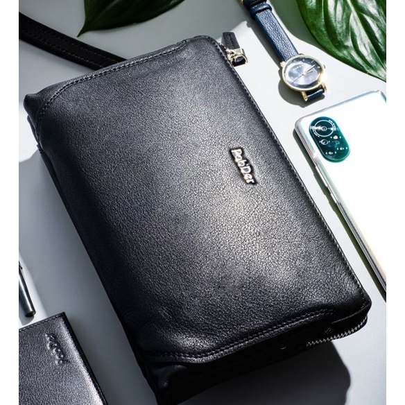 Pabder LF8603 Men's Leather Purse Black & Brown | Shopee Philippines