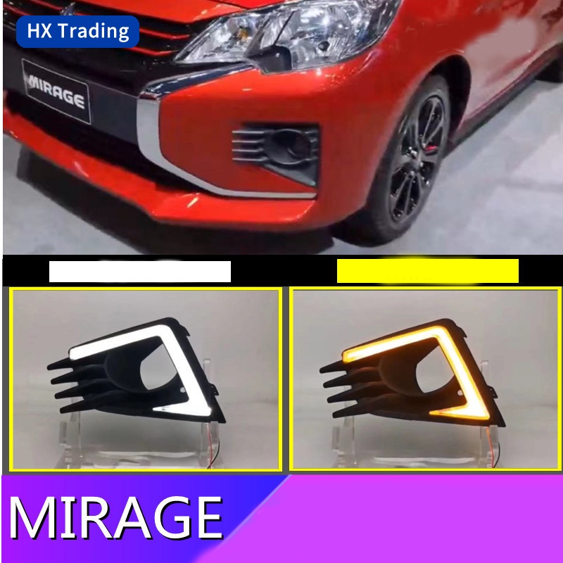 Mitsubishi Mirage Fog Light DRL 2021 2022 2023 2024/LED/Colt/Attrage G4 ...