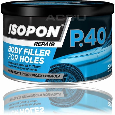 U-POL Isopon P40 Fibre Glass BodyFiller 250ml | Shopee Philippines