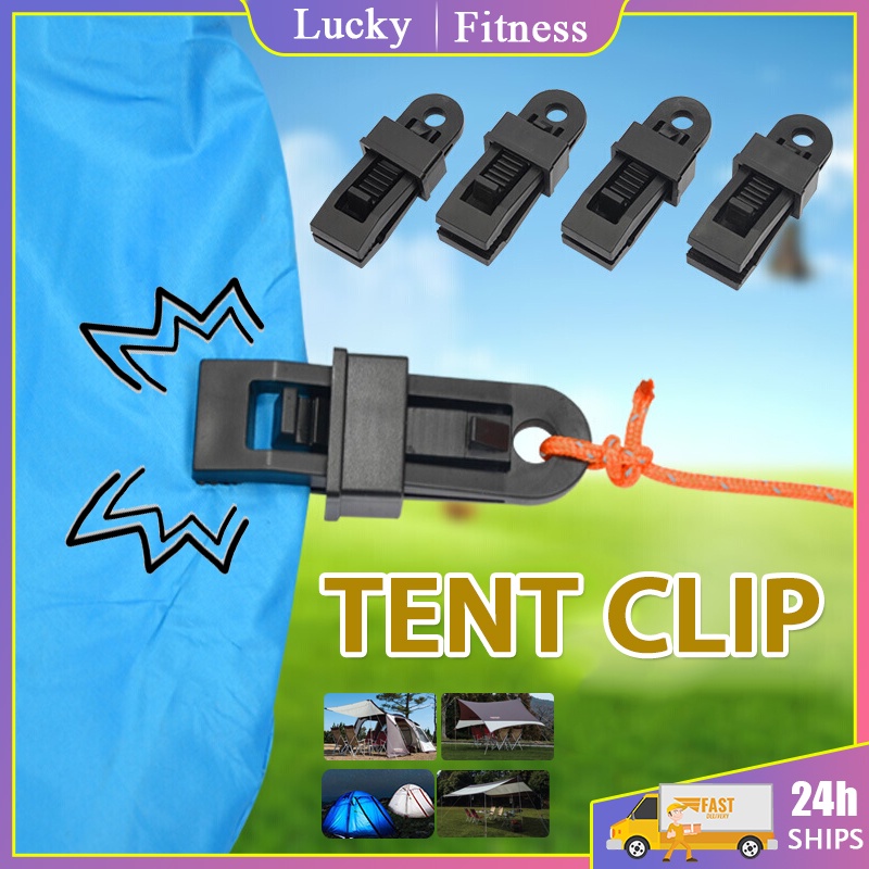 Camping Tent Clip Heavy Duty Linoleum Clip Fixed Plastic Clip Tent ...