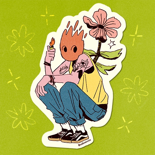 Flower Boi Sticker | Laptop and Tumbler stickers | Shopee Philippines